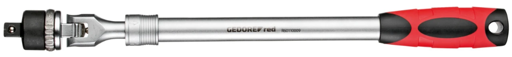 GEDORE RED 2-comp telescopische ratel met kniegewricht 1/2" lengte 430 ...