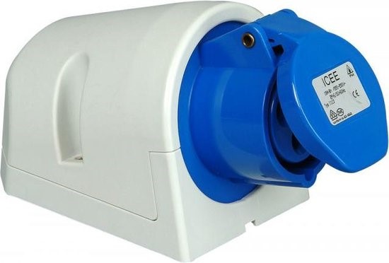 Kopp CEE stopcontact 3-polig 230V 6H 16A IP44 (103200002) | Elektramat