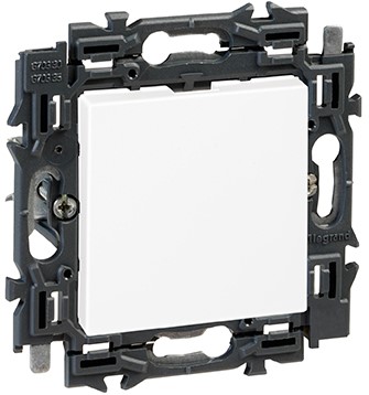 Legrand blindplaat volledig apparaat met spanklauwen - Valena Next Wit Opaal (741580) | Elektramat