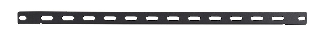 19 Inch metalen rail voor kabelbinders - 1/2U (DS-Tyrail) | Elektramat