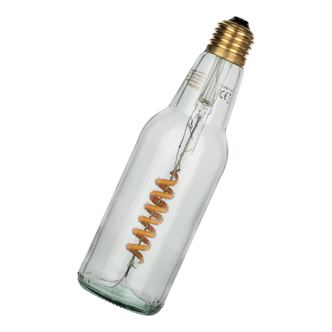 Bailey LED lamp filament helder bier fles E27 6.5W 130lm 1700K dimbaar ...