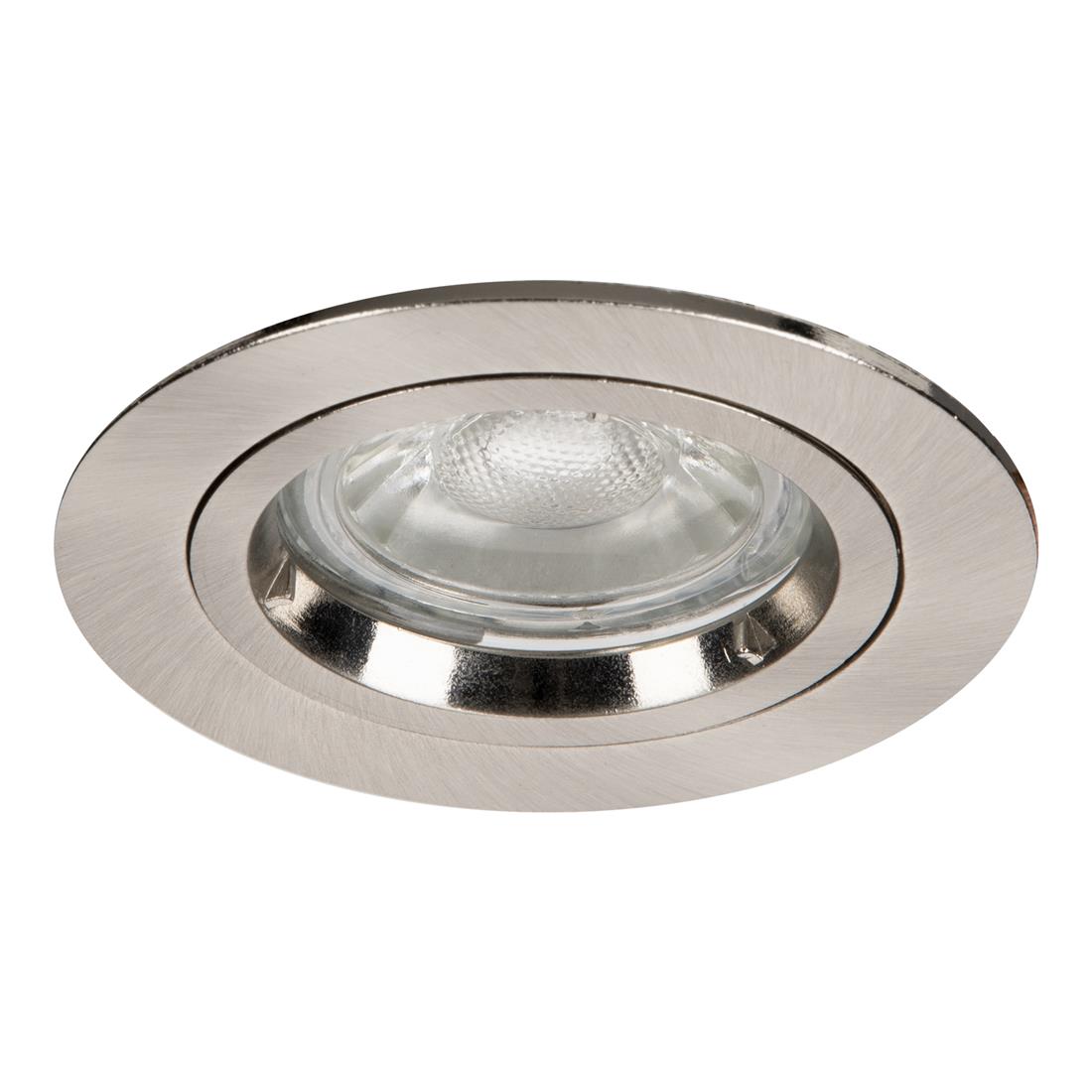 Bailey inbouwspot rond vast RVS geborsteld GU10 zaagmaat Ø70mm ...