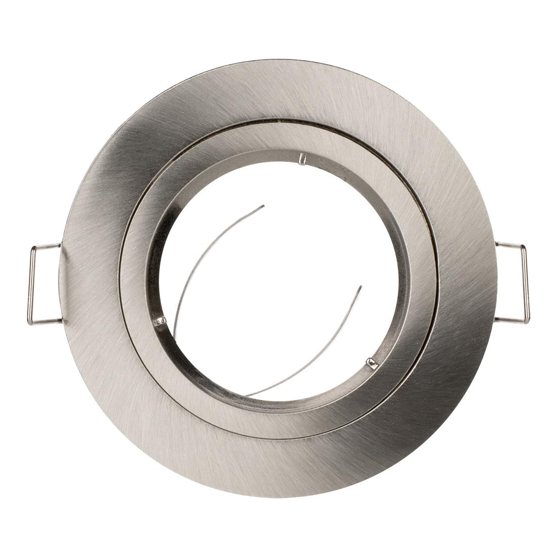 Bailey inbouwspot rond vast RVS geborsteld GU10 zaagmaat Ø70mm ...