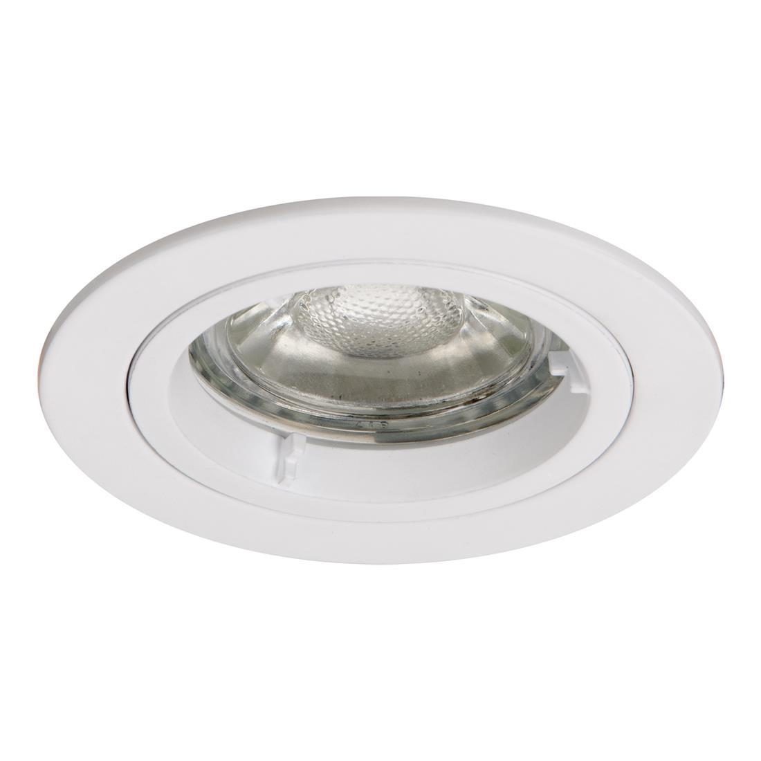 Bailey inbouwspot rond vast wit GU10 zaagmaat Ø70mm - diameter 78mm ...