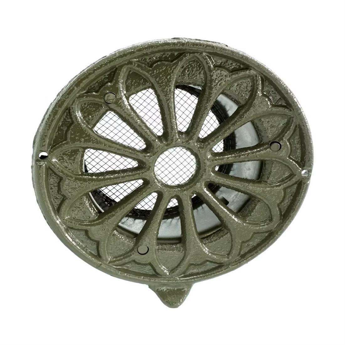 WEHA retro rooster rond Ø100mm - aluminium brons (20800100) | Elektramat