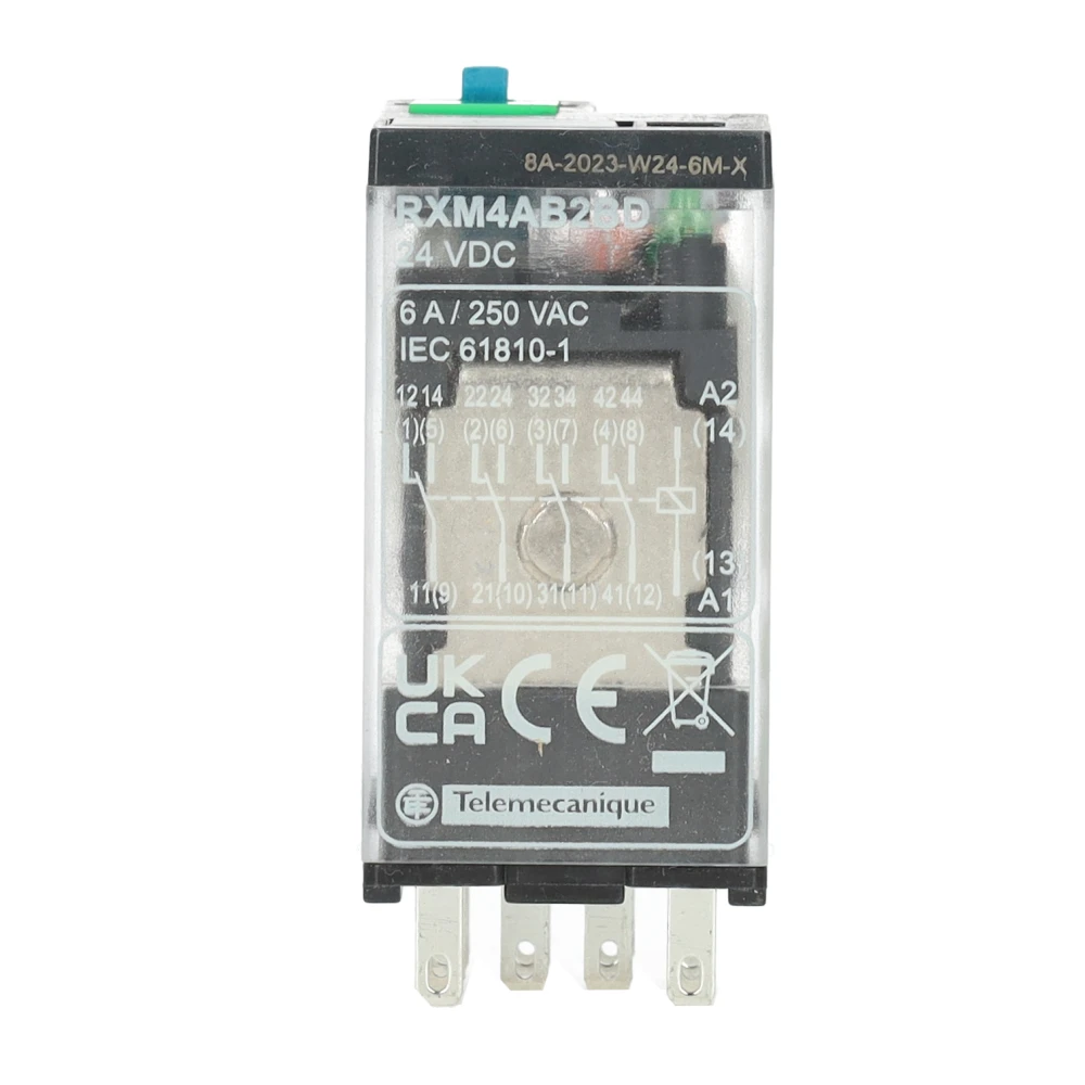 Schneider Electric Harmony RXM mini insteekrelais 24V DC 4C/O 6A ...