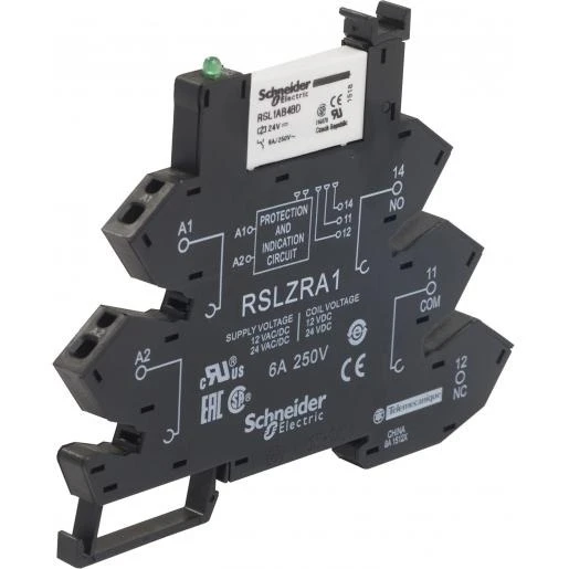 Schneider Electric Harmony RSL insteekrelais 1C/O 24V DC 6A met LED ...