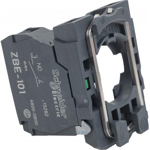 Schneider Electric Harmony XB5 drukknophouder Ø22mm 1NO schroefklem LED ...