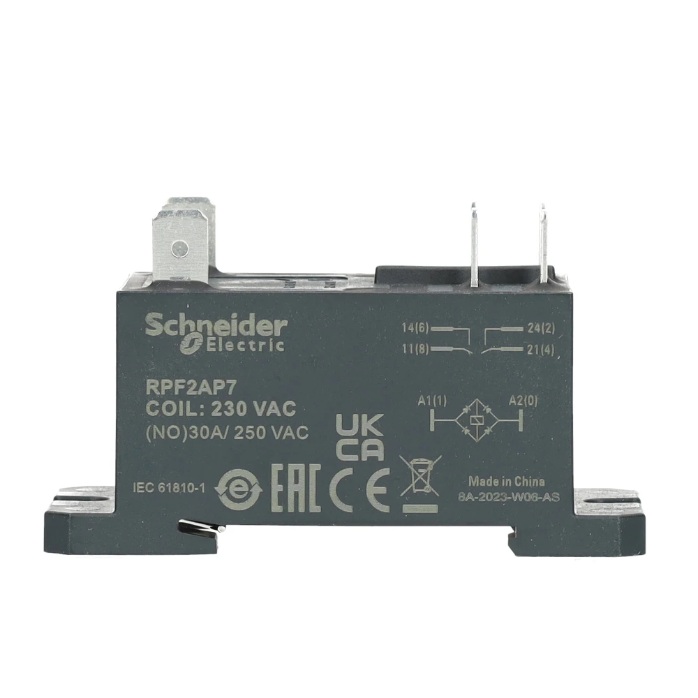 Schneider Electric Zeilo RPF power insteekrelais 2NO 230V AC 30A ...