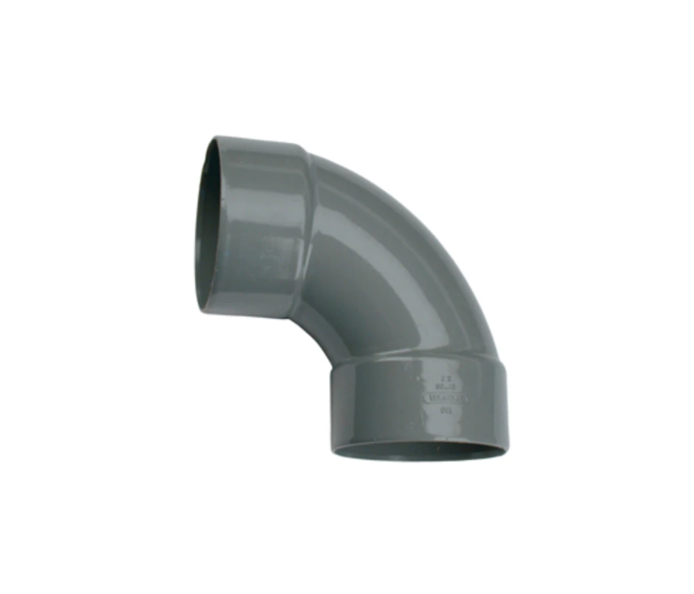 ABB Componenten Wadal PVC bocht 90° mof-mof lijm 32mm - grijs ...