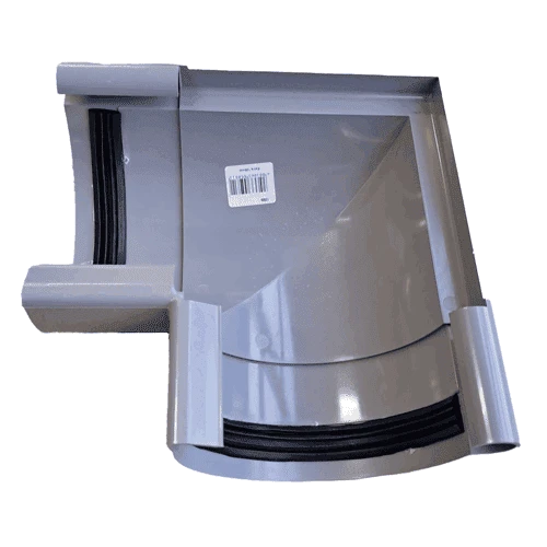 ESLON PVC buitenhoek voor mastgoot type 150 - grijs (10568) | Elektramat