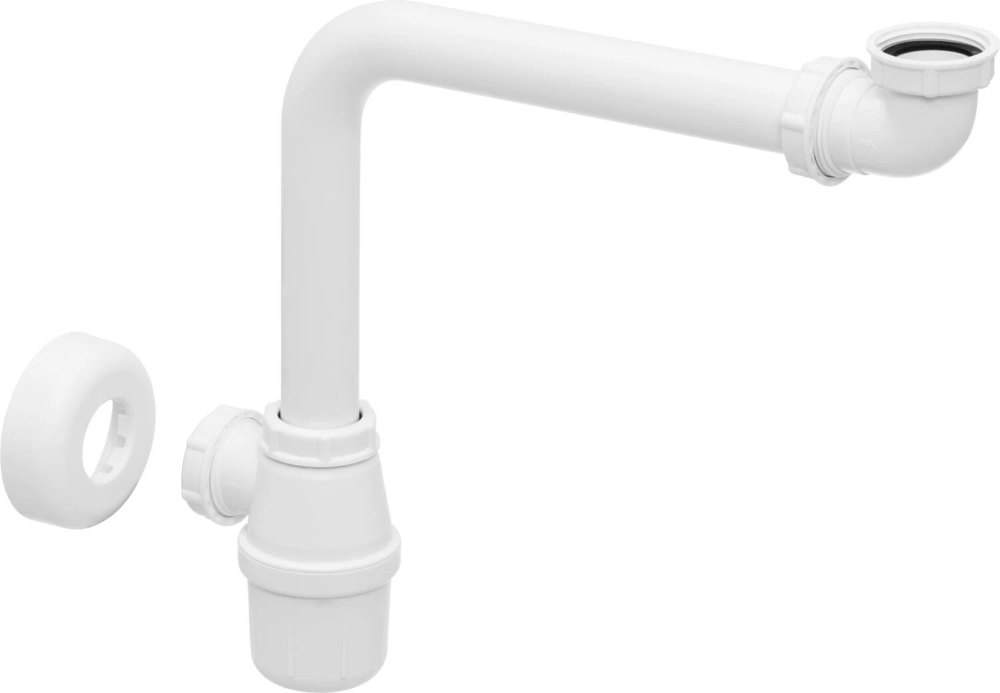 Viega ruimtebesparende bekersifon 1 1/4x32x220x250mm zonder afvoerbuis ...