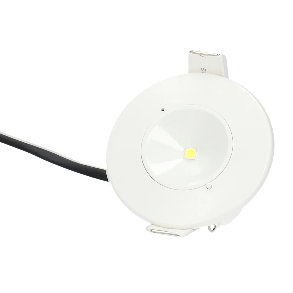 LED Republic noodverlichting inbouw 60mm rond 3h autotest IP20 wit ...