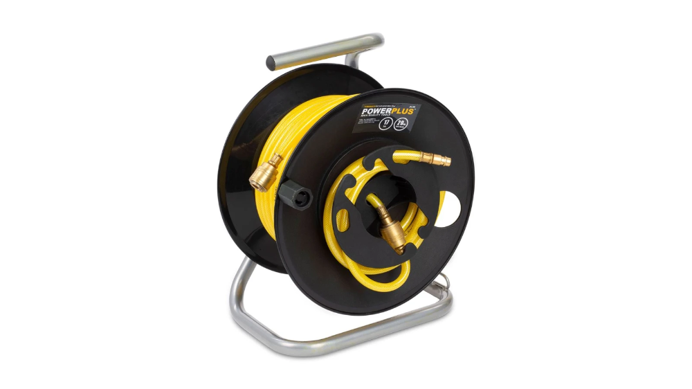 PowerPlus luchtslanghaspel voor compressor max 17 bar 20 meter ...
