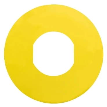 Schneider Electric Harmony ZBY etiket voor noodstop Ø60mm rond - geel ...