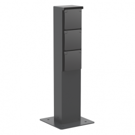 Niko Hydro waterdicht tuinpaal met grondplaat met drievoudig ...