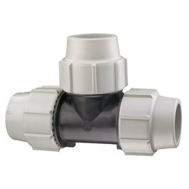 Plasson klemkoppeling T-stuk 90° 20mm tyleen (7040-000020) | Elektramat