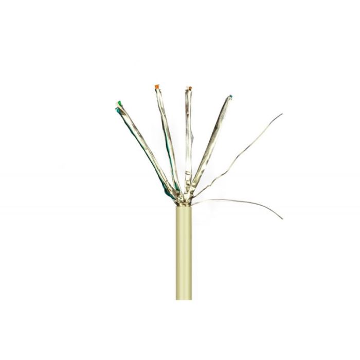 Danicom CAT6a S/FTP kabel soepel PVC rol van 50 meter - grijs (DC-SFTP6A-50-FCA) | Elektramat