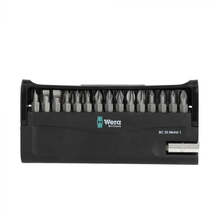Wera bitset universeel met houder en cassette Bit-Check 30 Metall - 30-delig (05057434001 ...