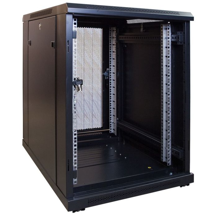 15U mini patchkast met geperforeerde deur 600x600x770mm (DS6615PP-MINI ...