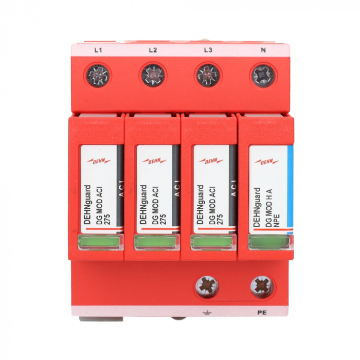 Dehn guard overspanningsbeveiliging 4-polig type 2 met aci technology (DG M TT ACI 275 FM ...