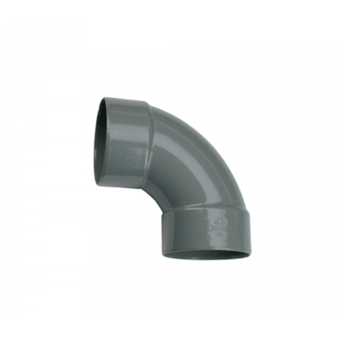 Wavin Wadal PVC bocht 90° mof-mof lijm 50mm - grijs (3101205009 ...