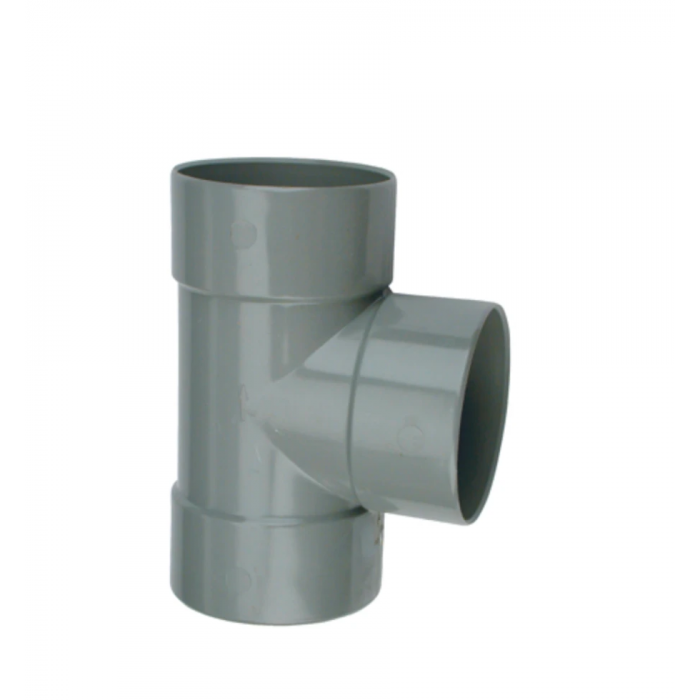 Wavin Wadal PVC T-stuk 88° mof-mof-mof lijm 75mm - grijs (3102207009 ...