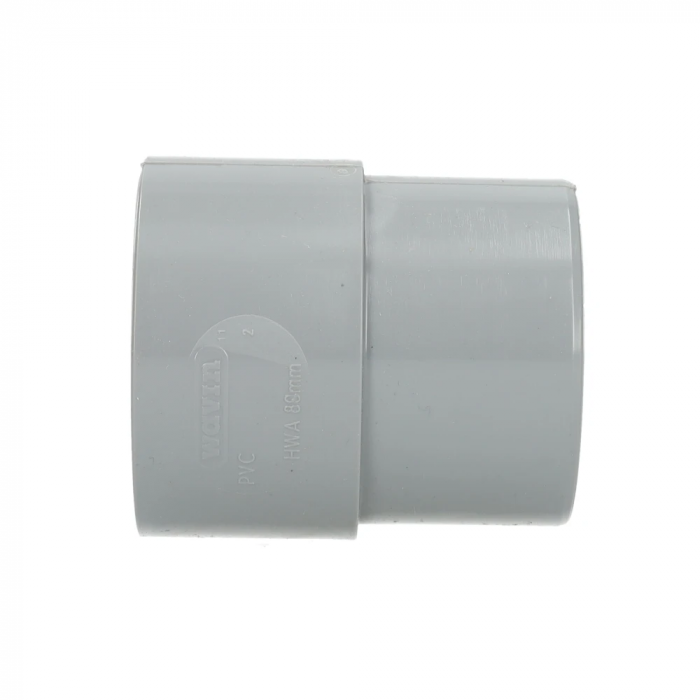 Wavin PVC verbindingsmof HWA mof-verjongd spie lijm 80mm - grijs ...