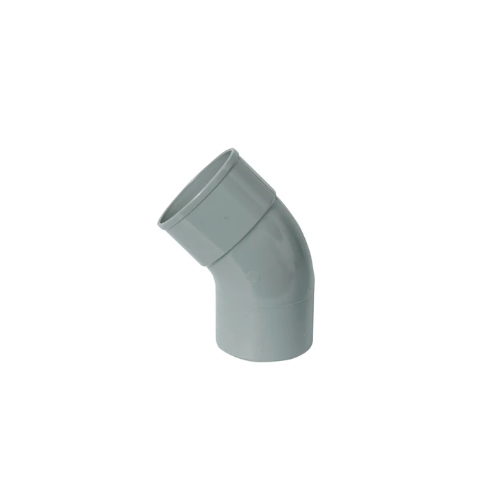 Wavin PVC bocht 45° HWA mof-spie lijm 100mm - grijs (4011110004) | Elektramat