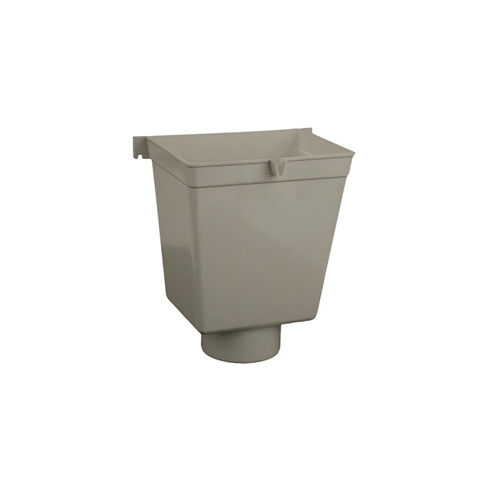 Wavin PVC vergaarbak model 2 trapezium voor 80mm buis HWA - grijs ...