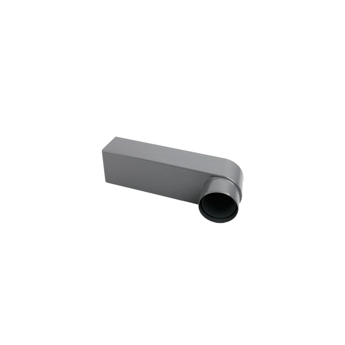 Wavin ABS stadsuitloop voor 80 en 100mm buis HWA - grijs (4017510082 ...