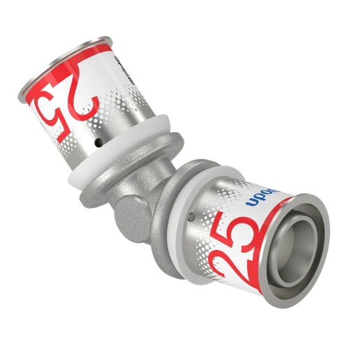 Uponor kniekoppeling 45° pers fitting 25mm x 25mm (1070545) | Elektramat